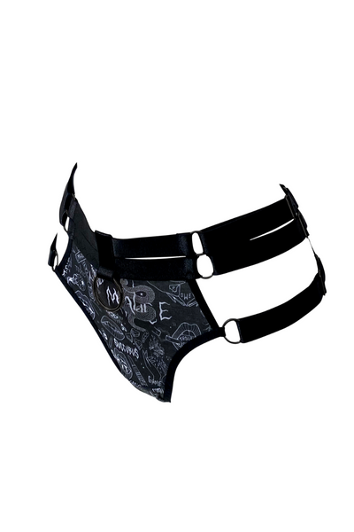 Emily Malice Venom Thong Black – Malice Lingerie